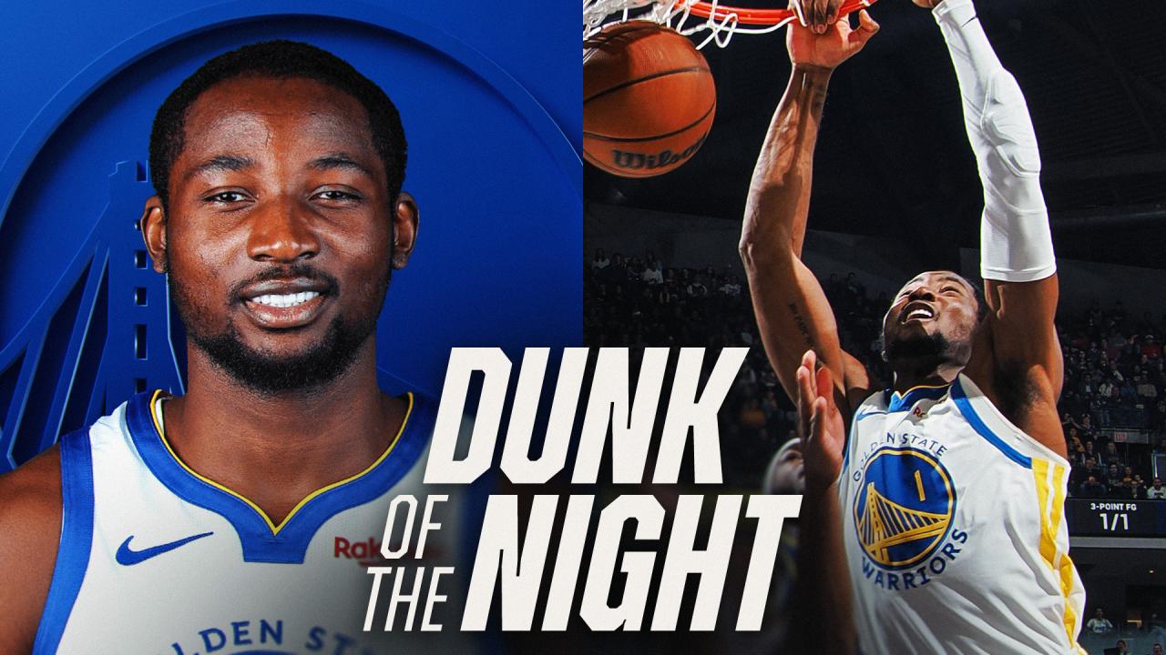 Dunk of the Night: Jonathan Kuminga