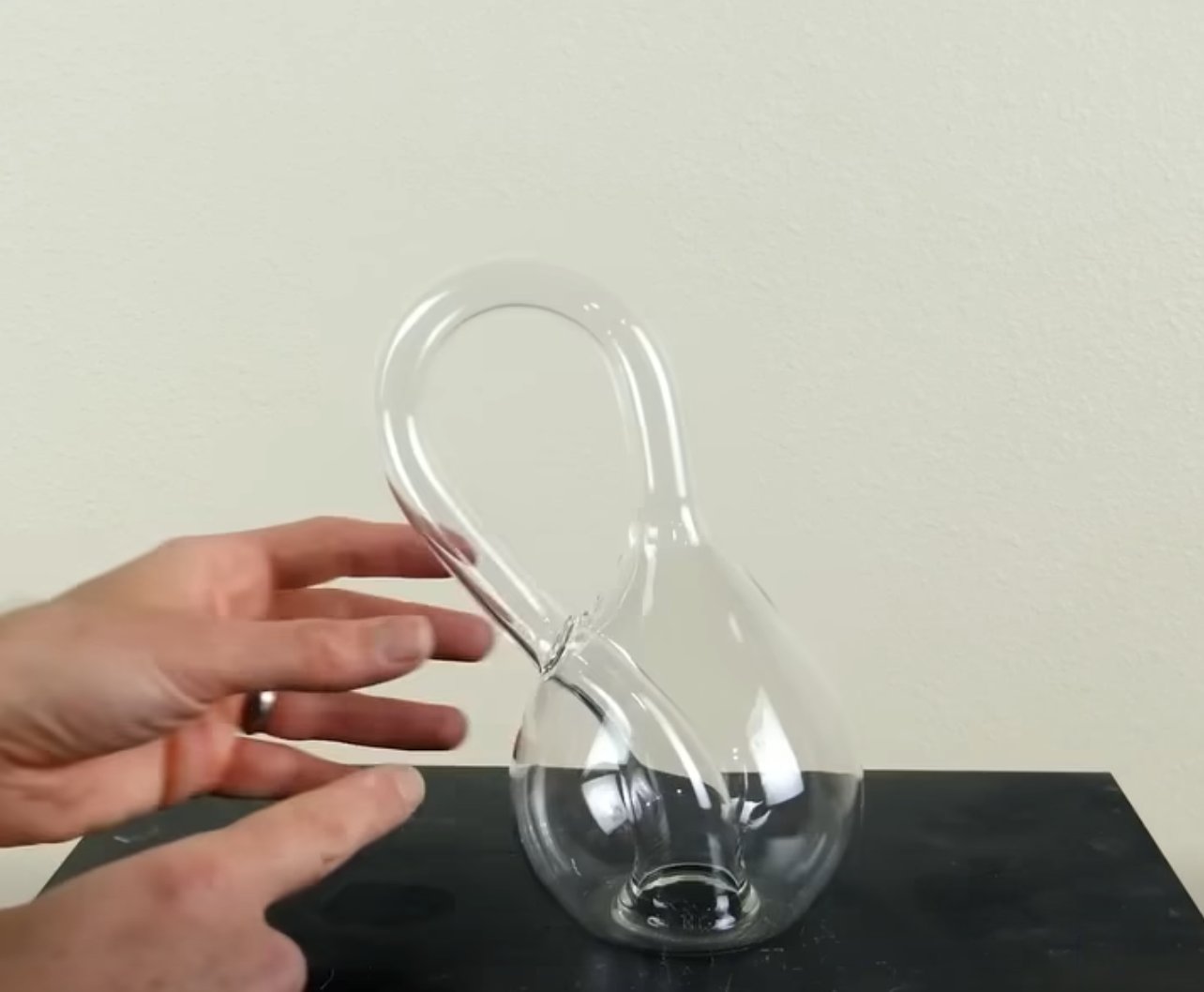 What happens when you try to fill a Klein bottle?