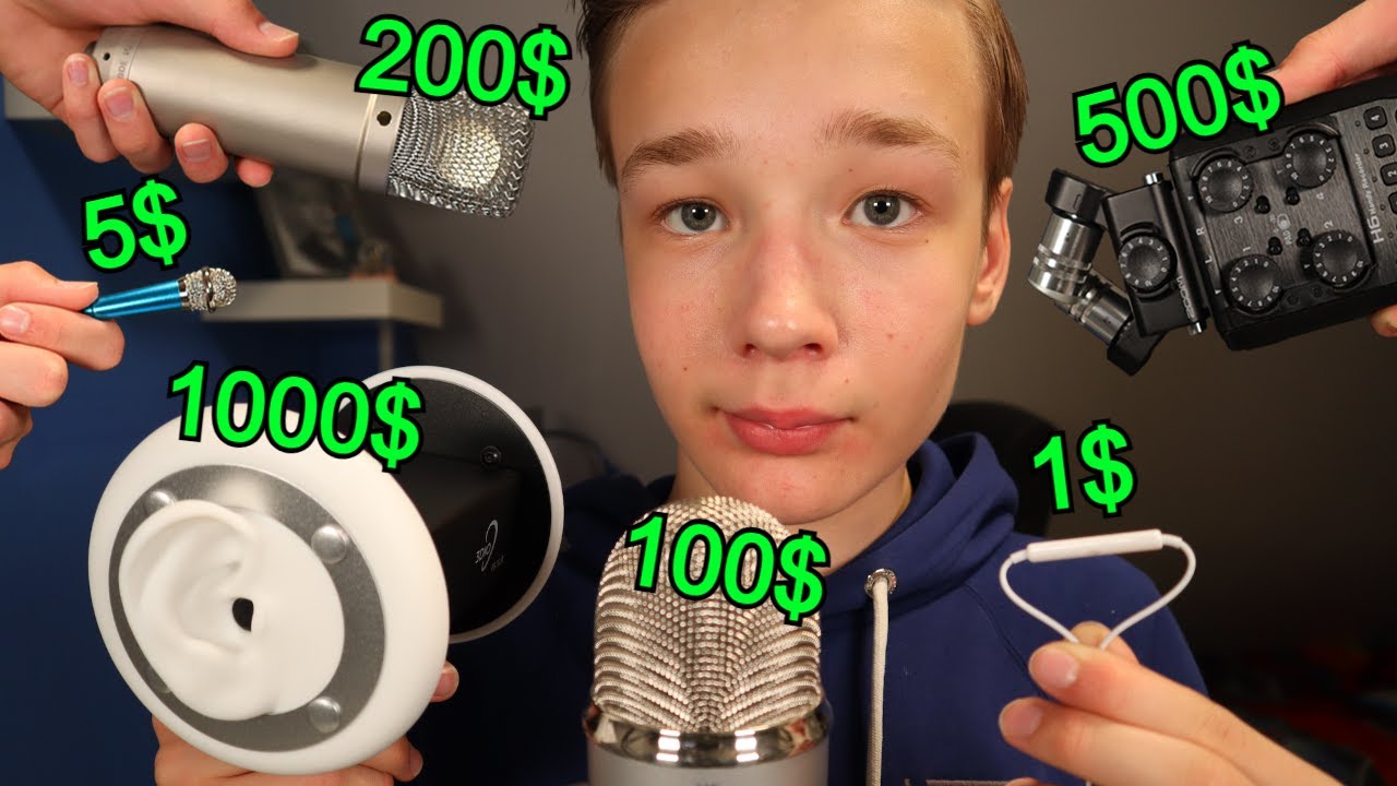 $1 microphone vs $1,000 microphone ASMR #2