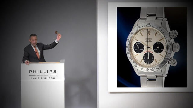 Auctioneer Aurel Bac, "the Indiana Jones of watches"