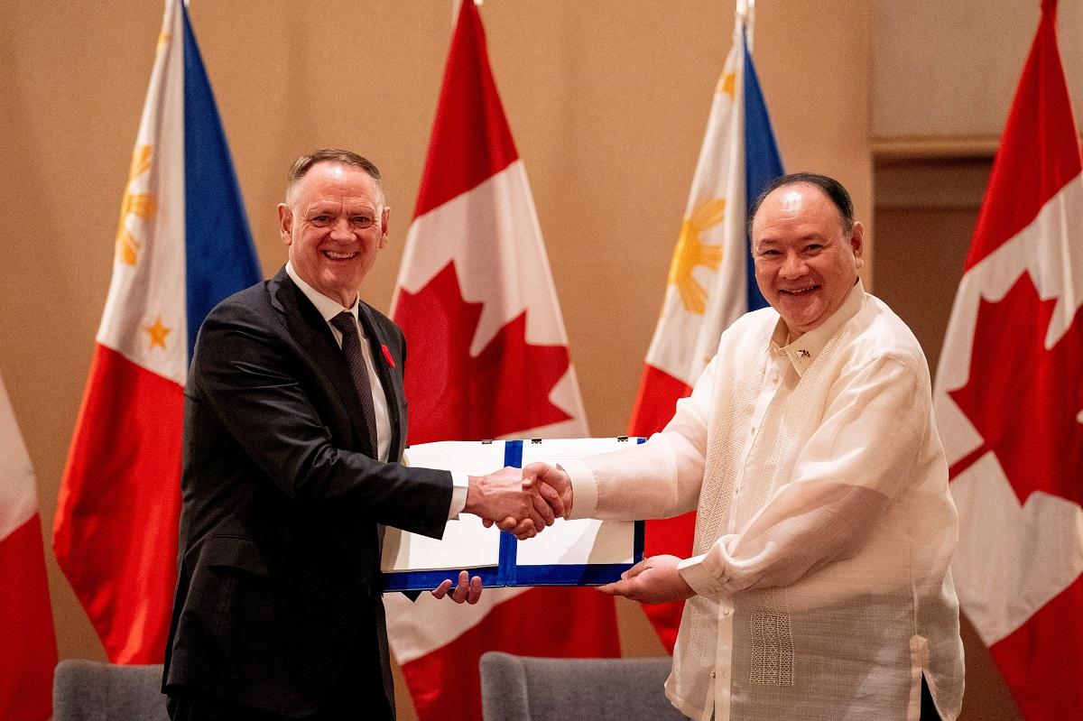 PH, Canada sign status of visiting forces agreement
