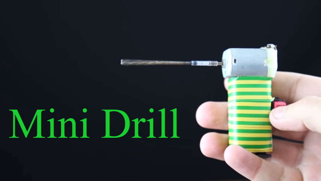 DIY how to make a mini drill