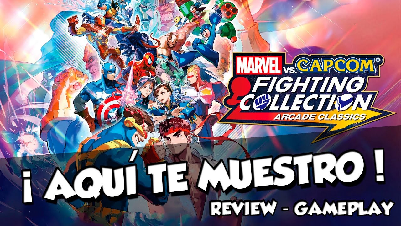 MARVEL vs CAPCOM fighting collection arcade classic #review #gameplay # ...