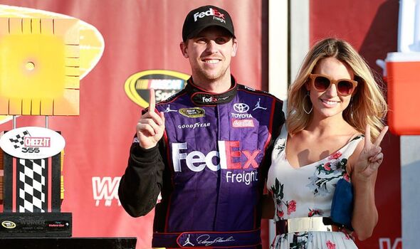 Denny Hamlin S Fiancee Reconciled With Nascar Star After Public Breakup