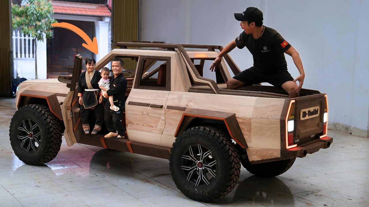 A futuristic truck, built with heart - for a dwarf family