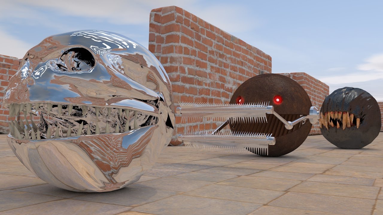 Pacman & RoboPac vs Crystal Skull Pacman vs Black MonsterPac