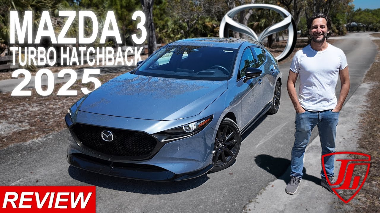 Mazda3 Hatchback Turbo 2025 vs. VW Golf GTI: ¿Cuál es mejor? | Reseña ...