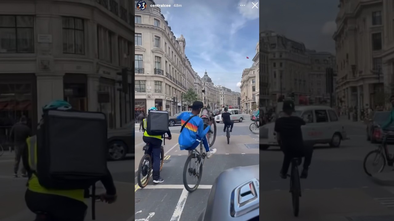 Central Cee spotted us outside during ride