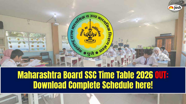 Maharashtra SSC Time Table 2026: Download Official Maha 10th Board Date ...