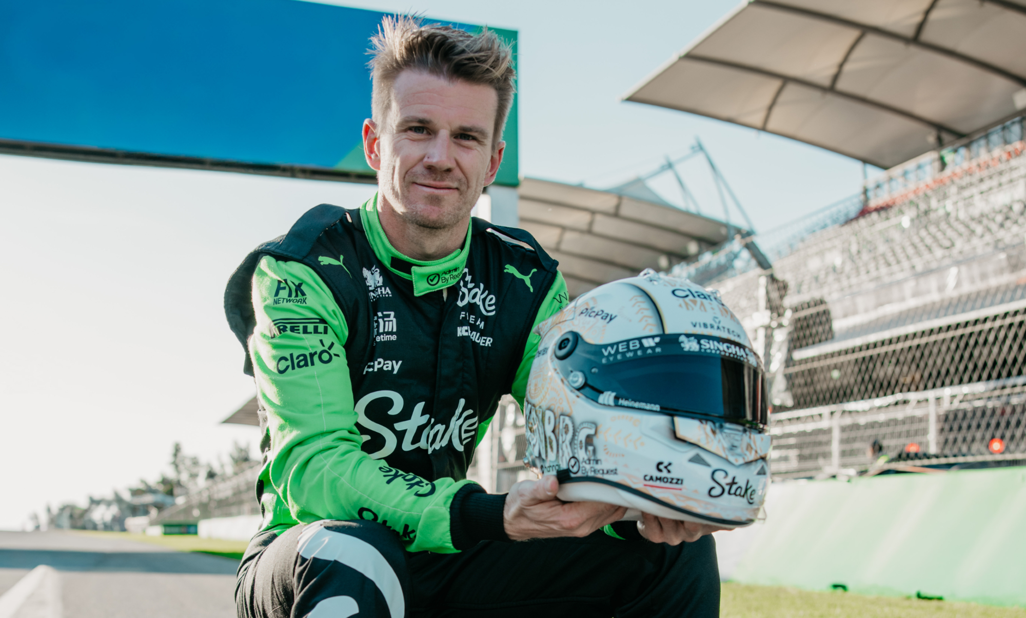 F1’s Nico Hulkenberg auctions race-worn Mexico GP helmet for charity