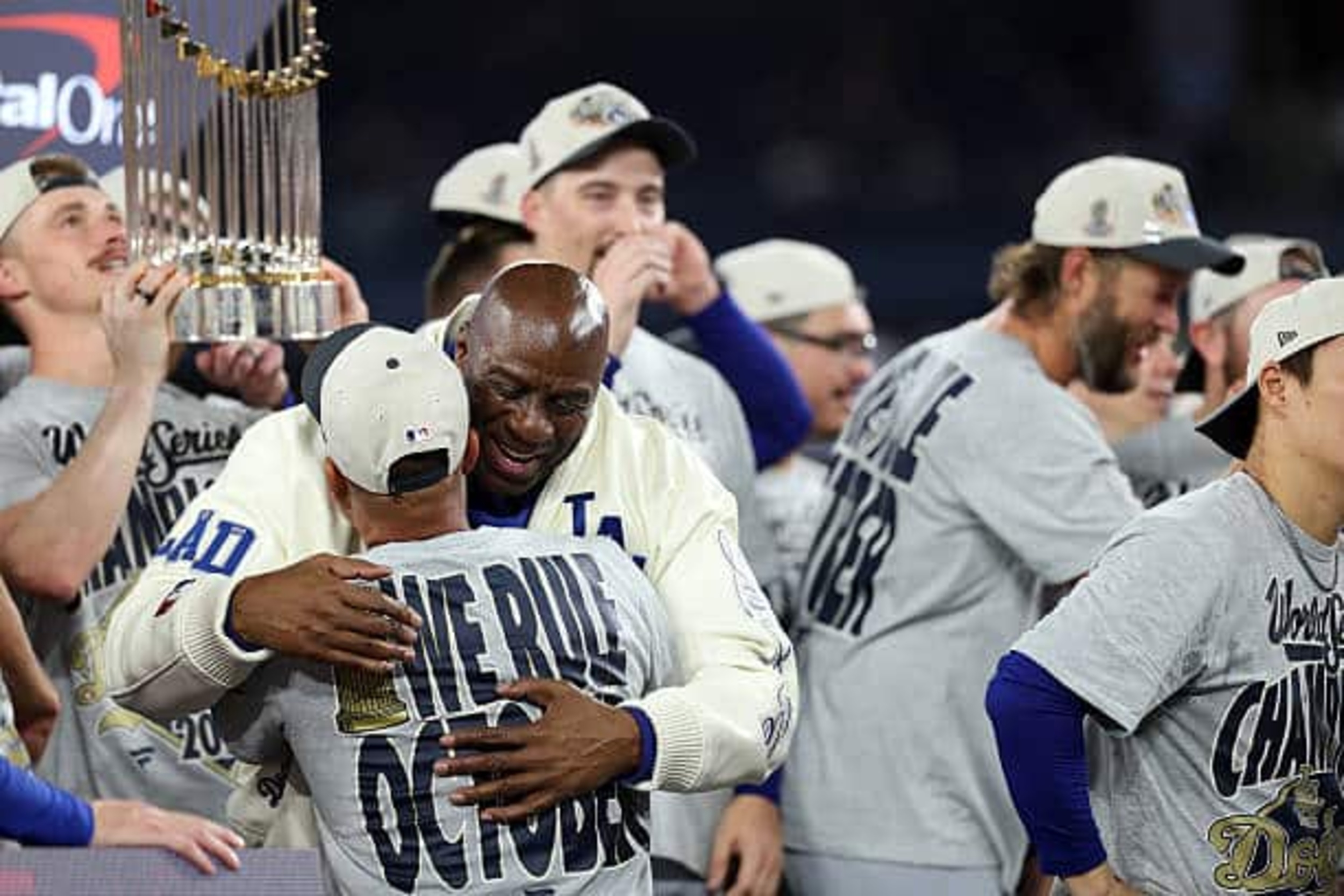 Watch: Magic Johnson Happy To Win 18th Championship As Player & Owner ...