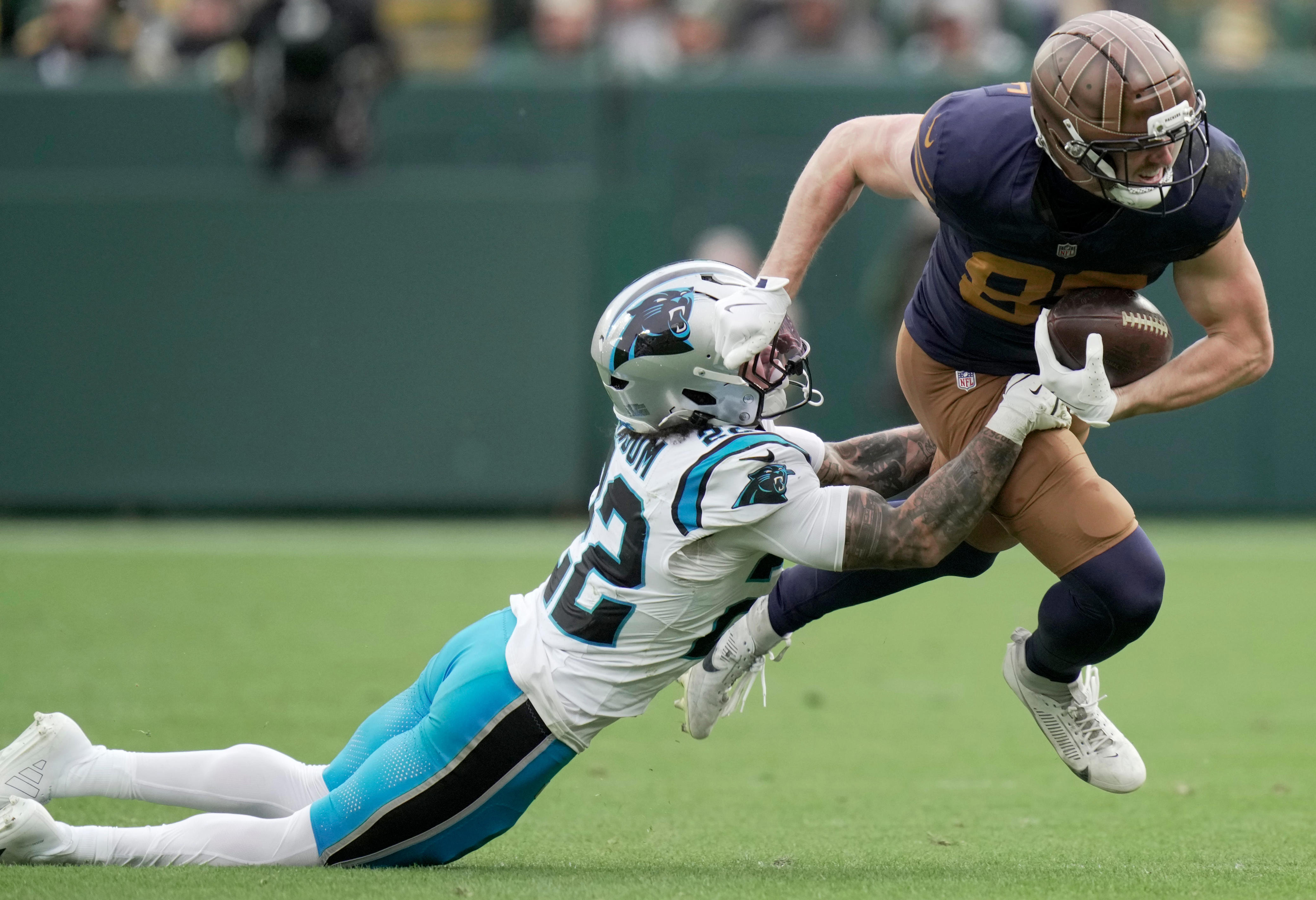 What is the Packers' tight end depth chart after Tucker Kraft's injury?