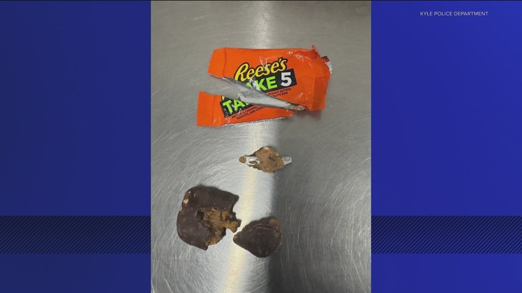 Razor blade reportedly found in candy in Kyle