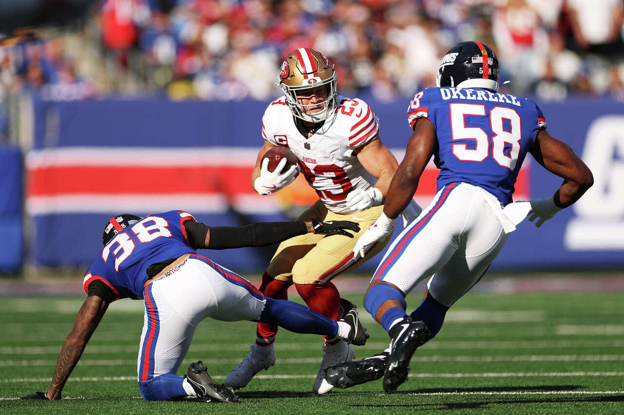 49ers star Christian McCaffrey's parents pull off rare NFL Sunday ...