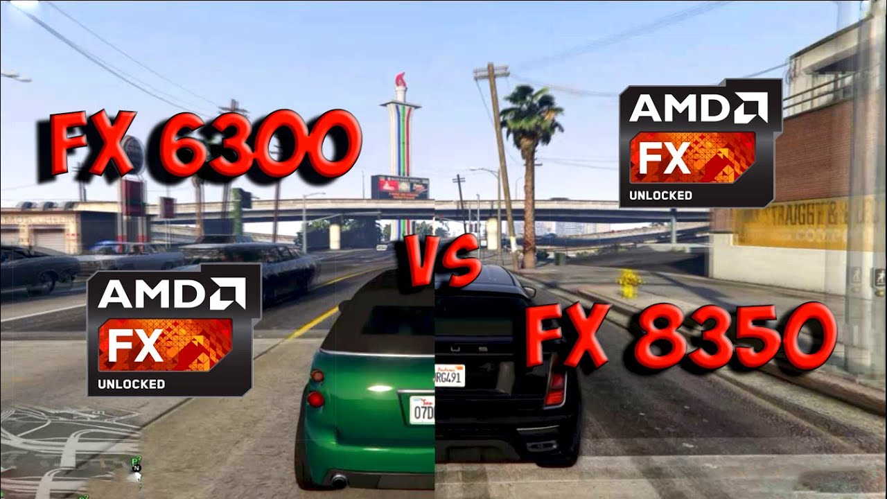 FX 6300 vs FX 8350 test in 5 games (R9 380)
