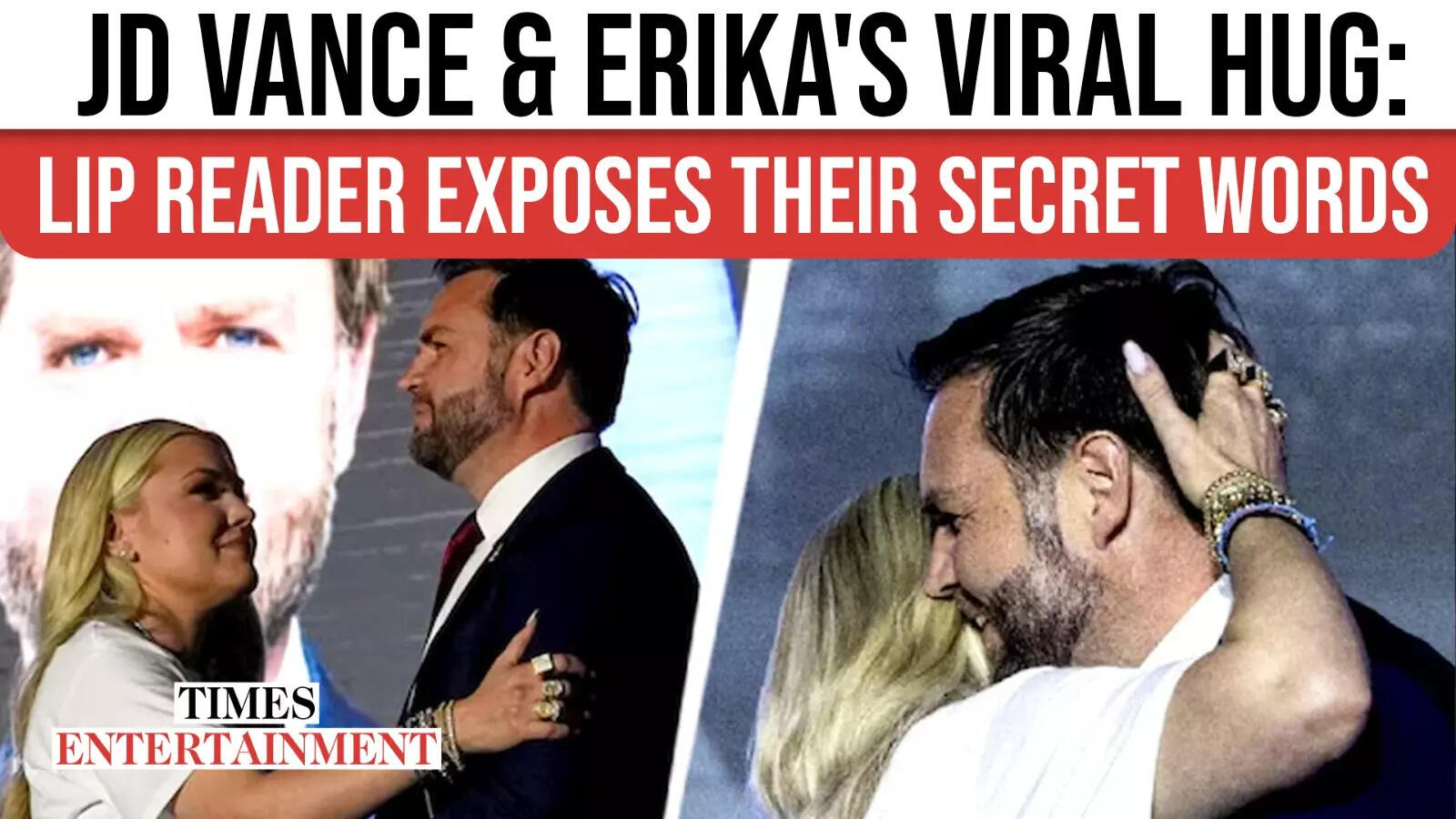 Erika Kirk Told THIS To JD Vance in Viral Embrace: Lip Reader Reveals a ...