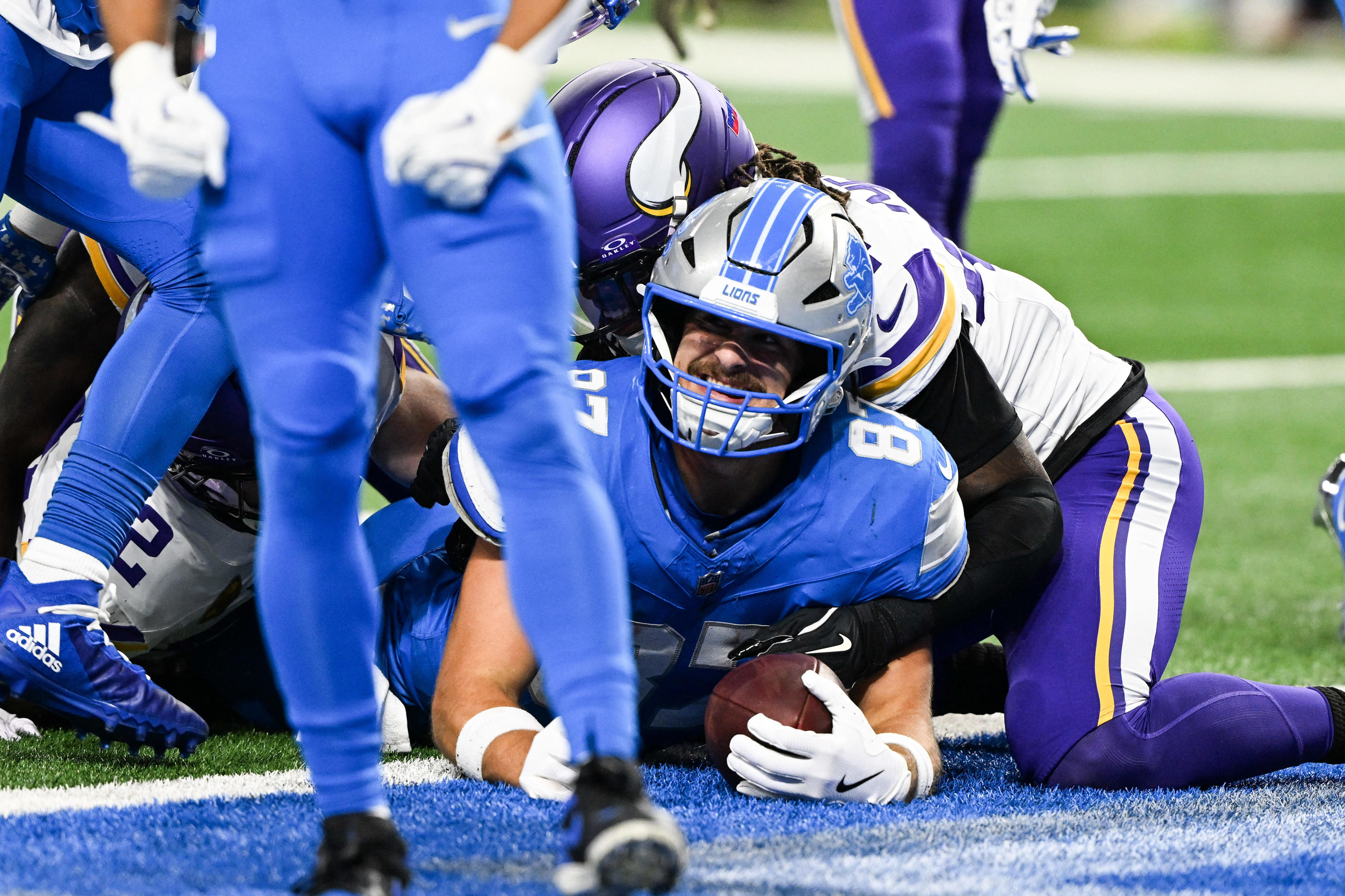 Lions TE Sam LaPorta out Sunday Night Football vs. Eagles