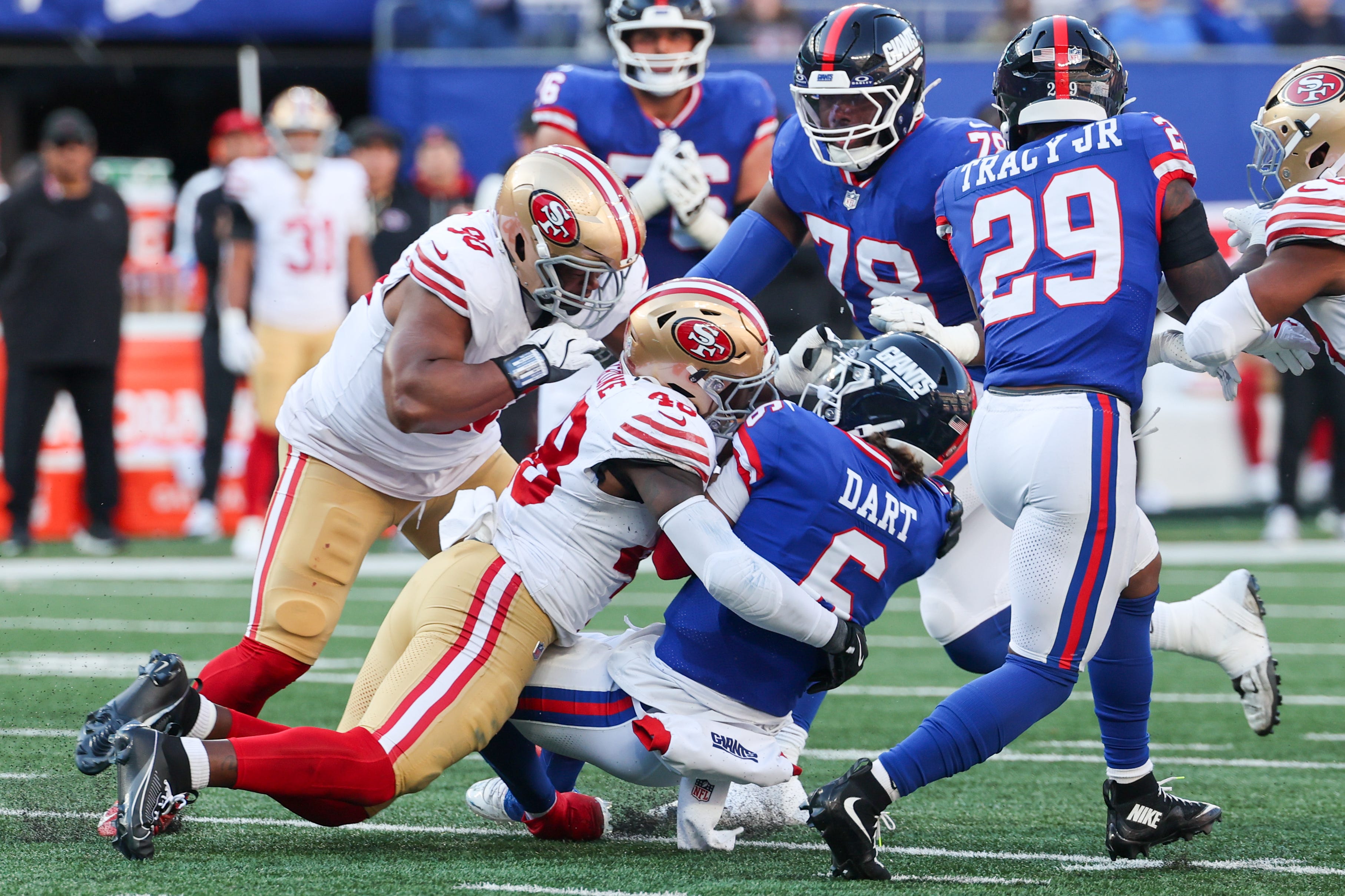 Giants vs. 49ers highlights as San Francisco dominates NFL Week 9 game