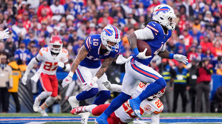 James Cook sustains apparent injury in first half of Week 9 matchup vs ...