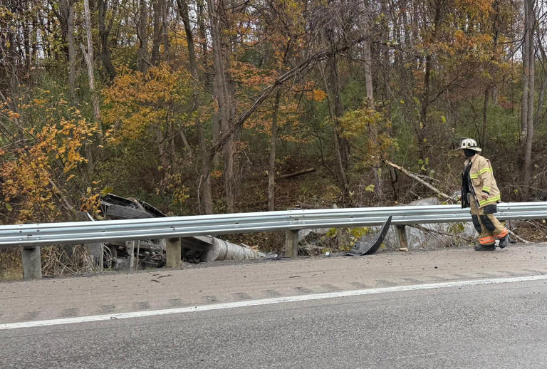 UPDATE: Man killed after tractor trailer crashes over guardrail on I-79 ...