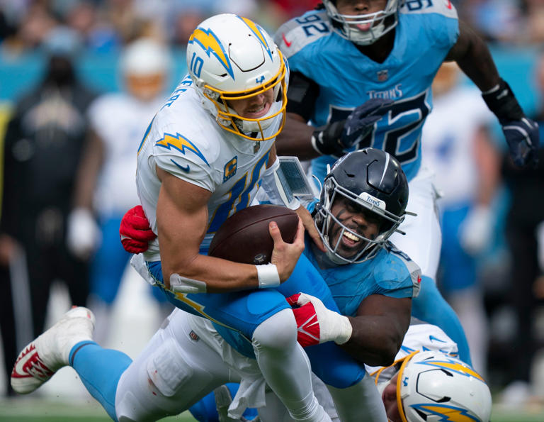 Titans vs Chargers box score, player stats, game stats, score summary