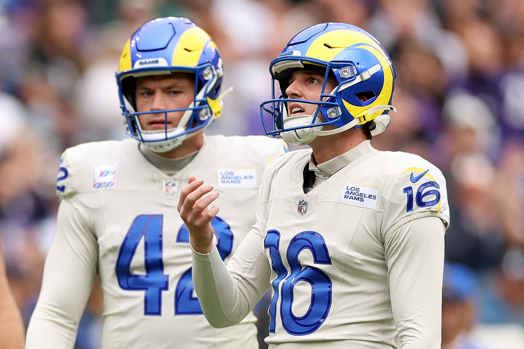 Sean McVay explains decision to bench Joshua Karty, shares week-to-week ...
