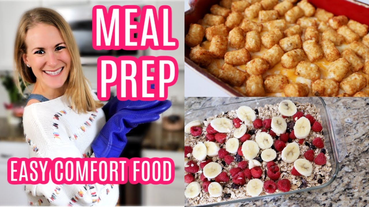 BULK MEAL PREP WITH ME! 💕 My favorite comfort foods... on a dime!