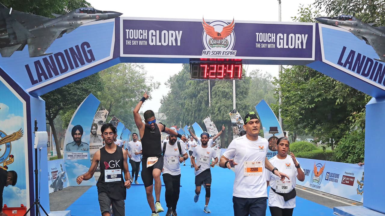 Sekhon IAF Marathon 2025: Over 45,000 run in spectacular debut