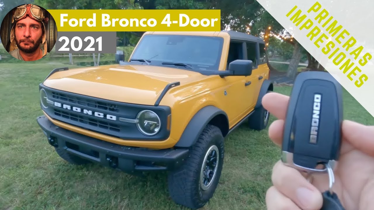 Ford Bronco 4-door Black Diamond 2021 | Primeras impresiones [POV-HD]