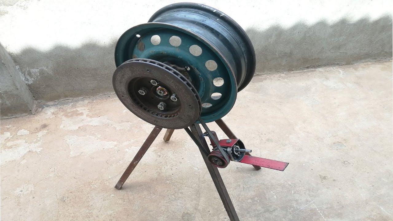 Cool idea! Don't throw away car parts