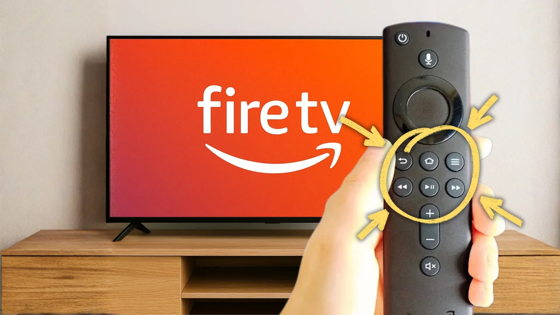Combinaciones de botones del mando a distancia de los Amazon Fire TV ...