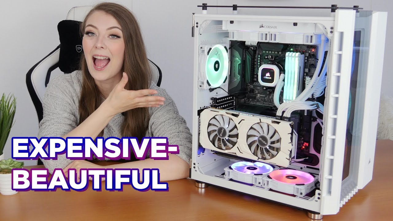 Corsair Crystal Series 680X PC case - and timelapse build with Briony