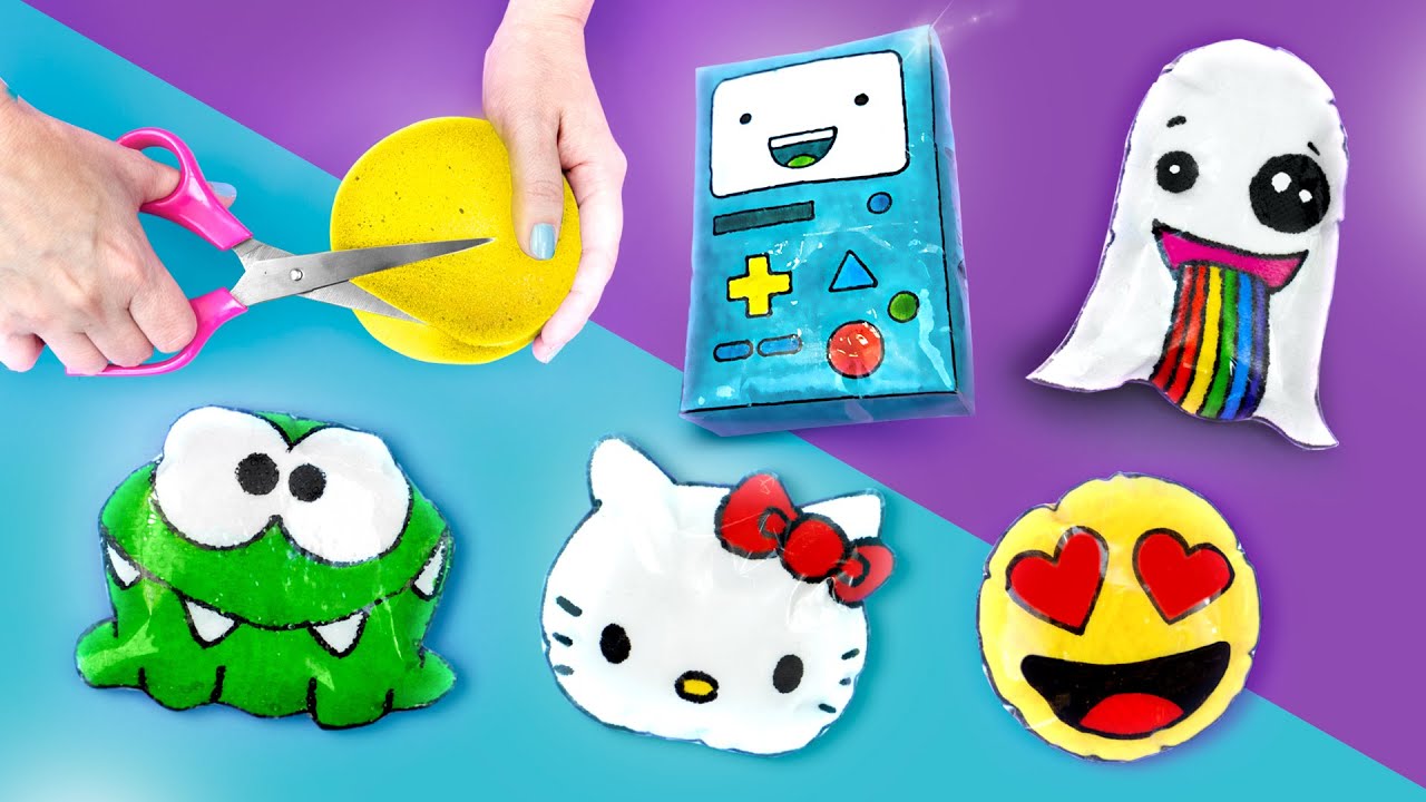 Criando PAPER SQUISHY 😍 Testando Materiais Diferentes, Será que ...