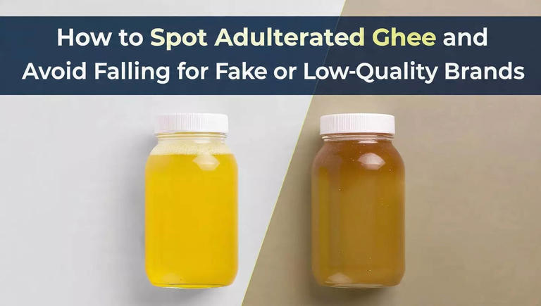 How To Spot Adulterated Ghee & Avoid Falling For Fake Or Low-quality Brands