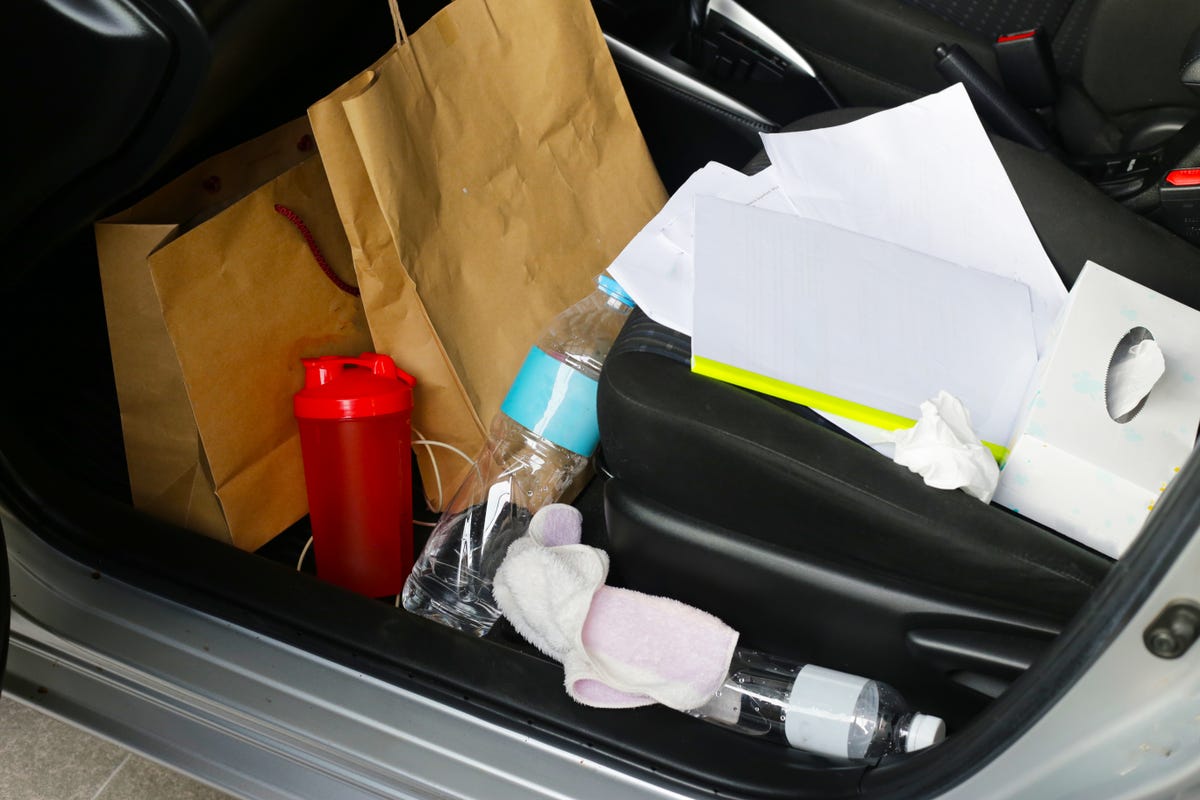 10 Things in Your Car to Throw Out ASAP, According to Pro Organizers