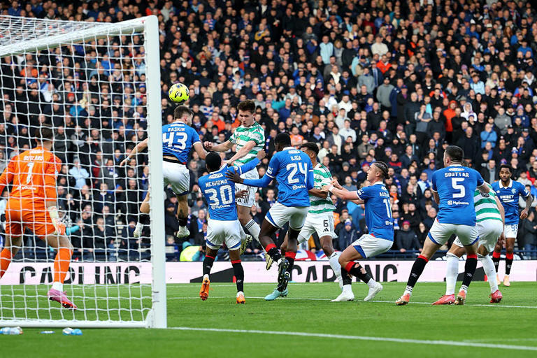 Celtic beat 10-man Rangers in extra time to reach League Cup final