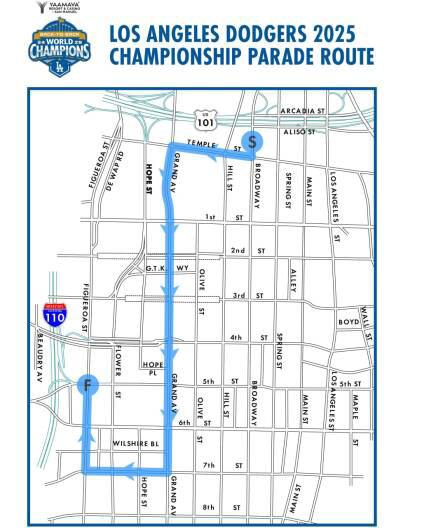 Dodgers plan victory parade and stadium rally on Monday. Here are the ...