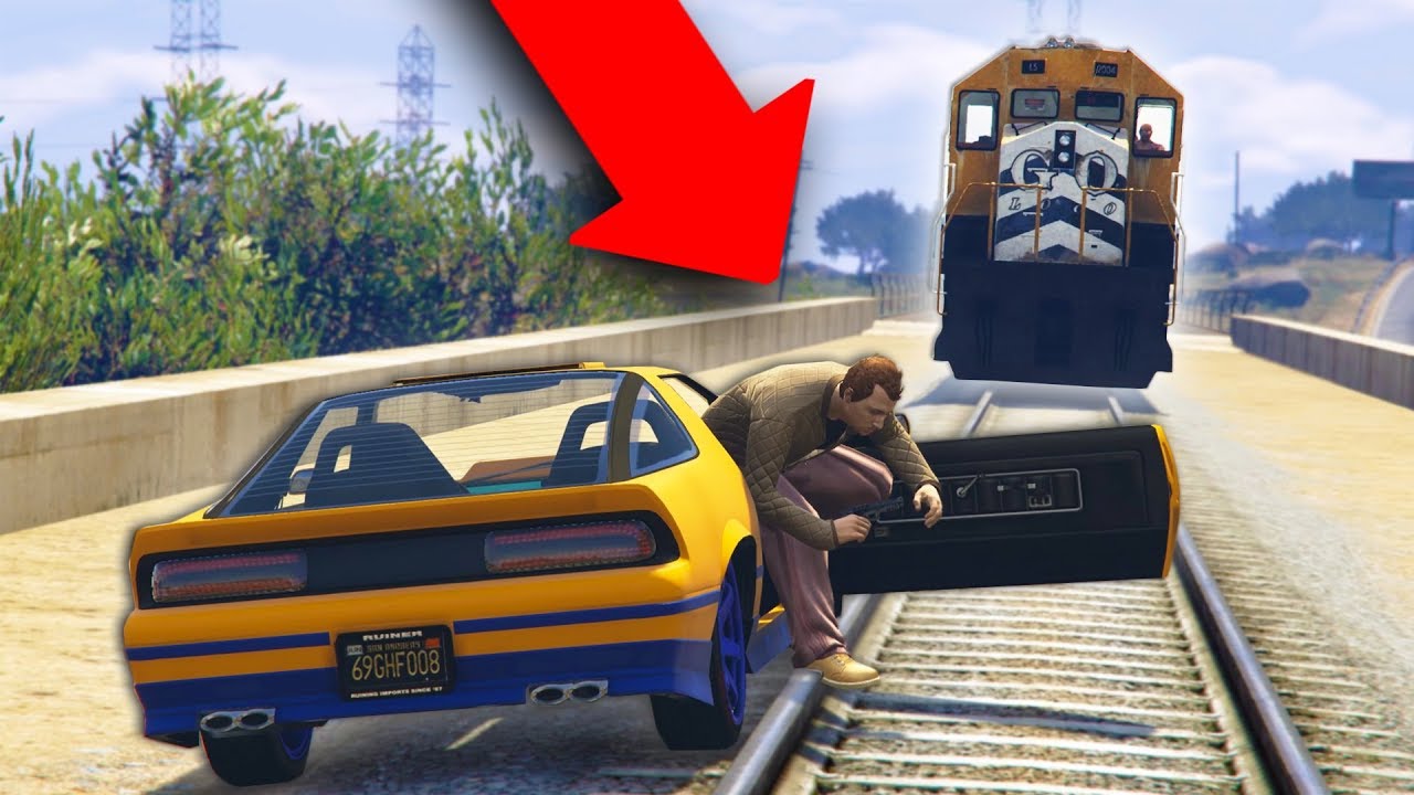 I KICKED HIM OUT OF MY CAR IN FRONT OF A TRAIN! | GTA 5 THUG LIFE #191