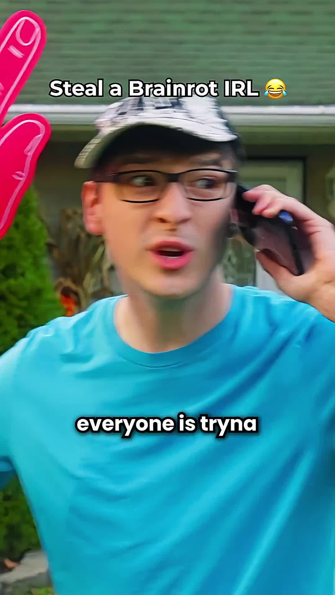 IRL Steal a Brainrot Trick or Treating 😂