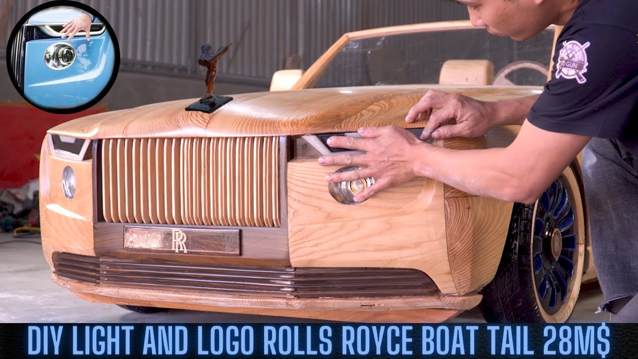 DIY lights and logo Rolls-Royce Boat Tail