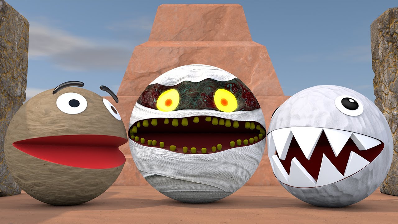 Mummy Pacman vs SandPac vs Snow Chain Chomp
