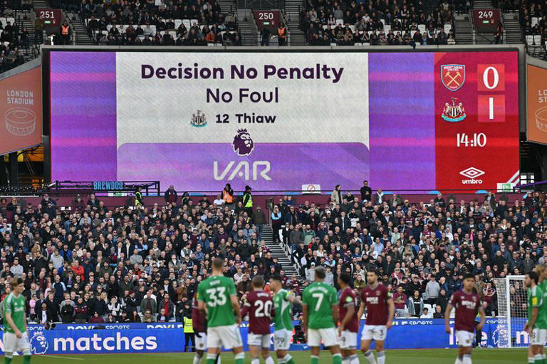 Newcastle United get instant penalty U-turn VAR explanation as Premier ...