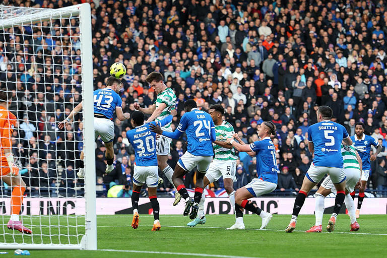 Celtic beat 10-man Rangers in extra time to reach League Cup final