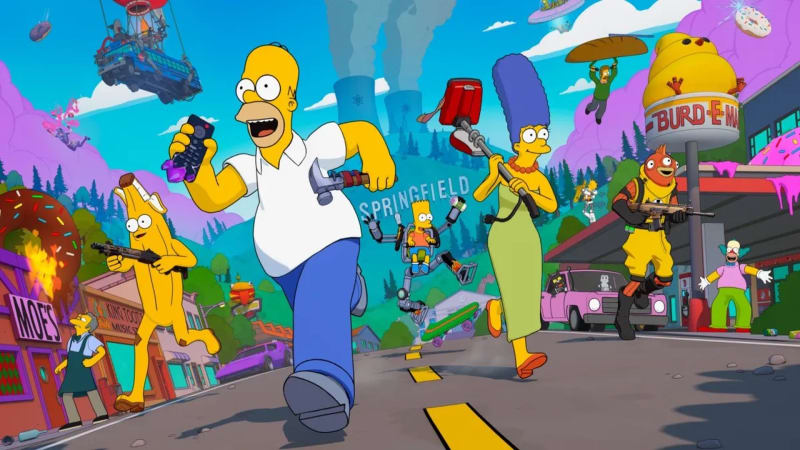 Simpsonovi přicházejí do Fortnite. Prohlédněte si celou herní mapu ...