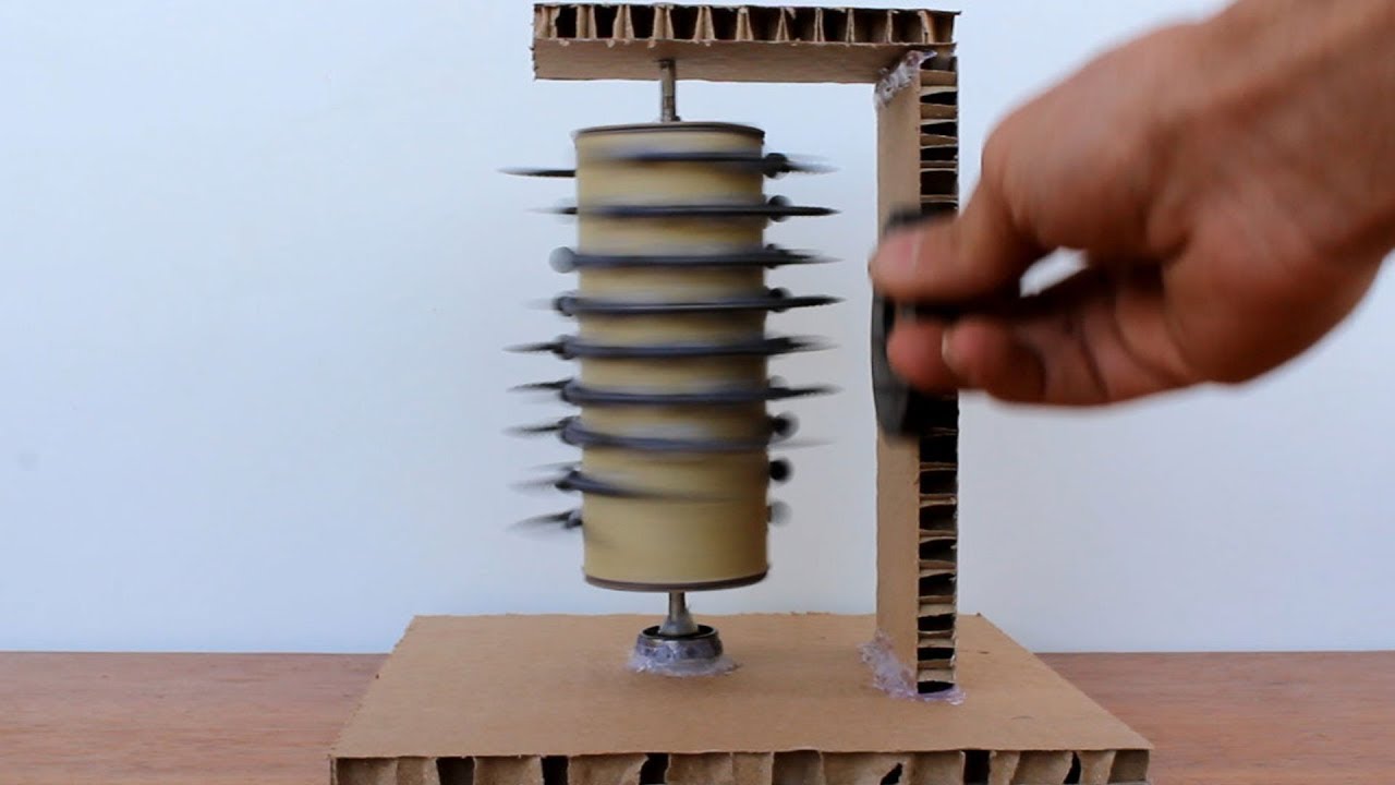 Free Energy Science Experiments Screw Motor Using Magnet