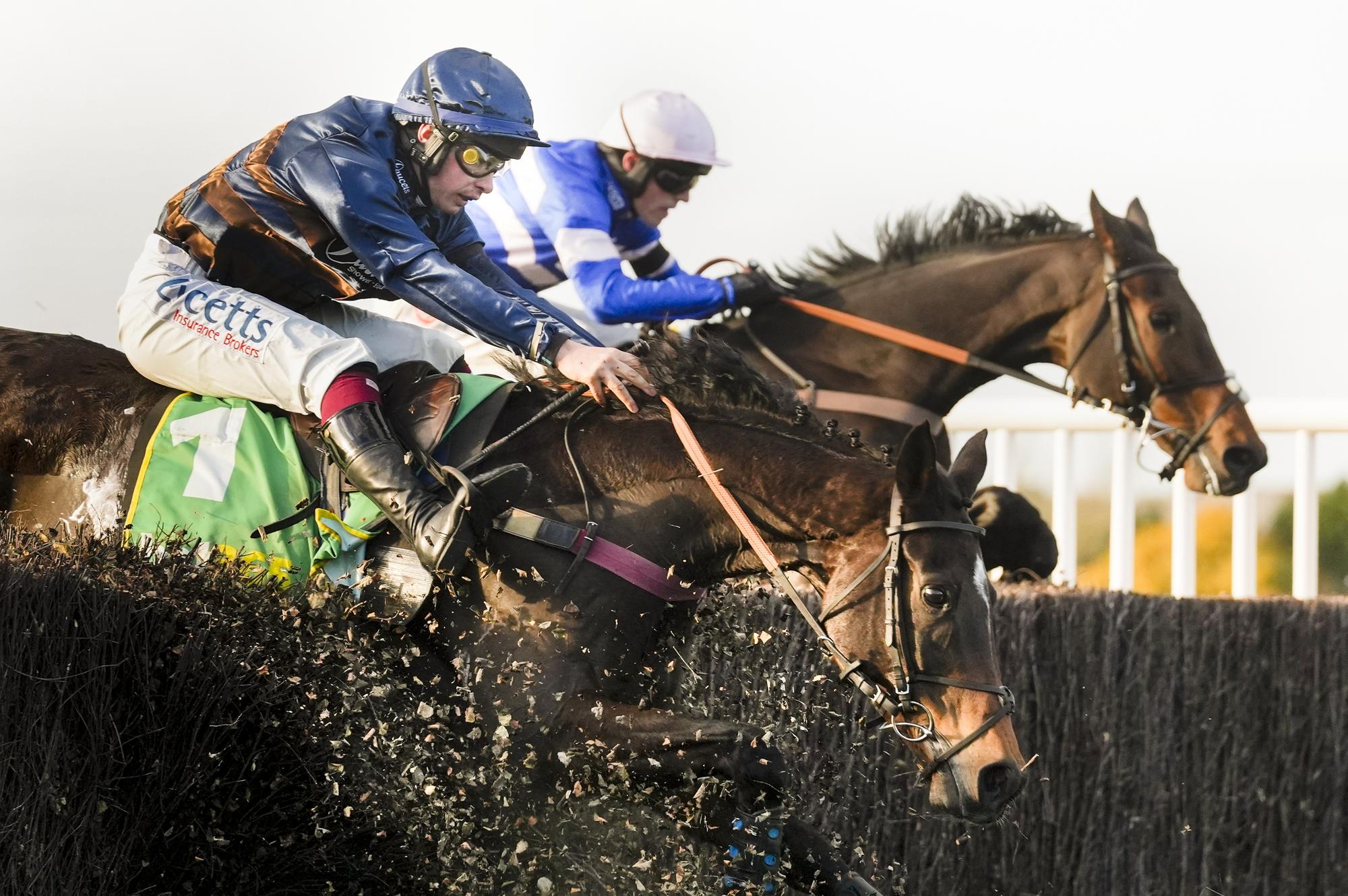 Djelo wins a thrilling Charlie Hall Chase at Wetherby for Venetia Williams