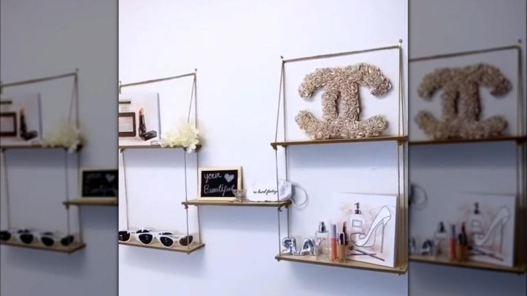 Dollar Tree's $1.25 Floating Shelves Are Perfect For Decorative Kitchen ...