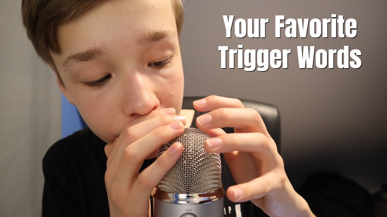 ASMR whispering your favorite trigger words | Inaudible ...