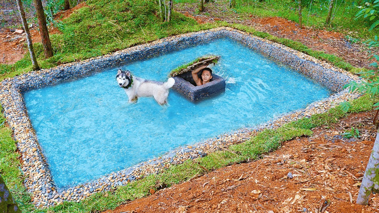 Build Secret Underwater House