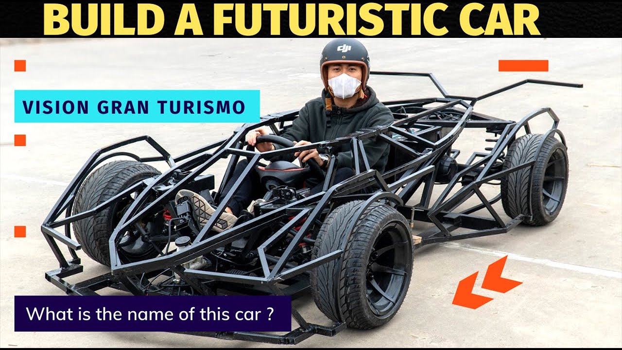 Start building a futuristic car for my son | What is the name of this car?